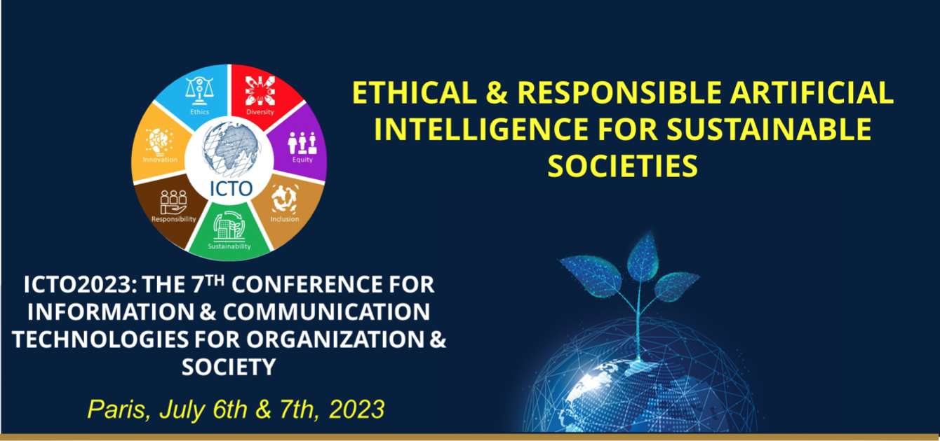 Call For Papers - ICTO 2023 : Ethical & Responsible Artificial ...